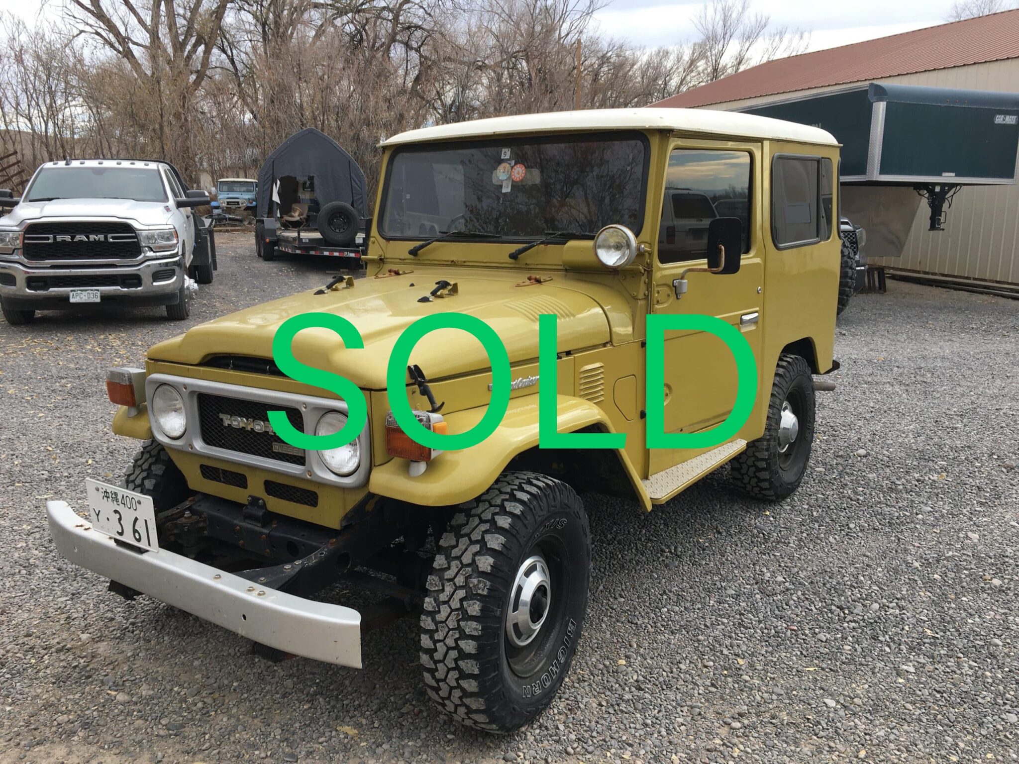 The Banana, a 1980 JDM BJ41 - Proffitt's Resurrection Land Cruisers